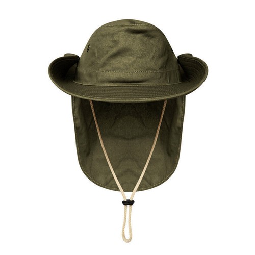 UPF 50+ Mens Sun Hat with Neck Flap Summer Fishing Beach Hat Safari Hat ...