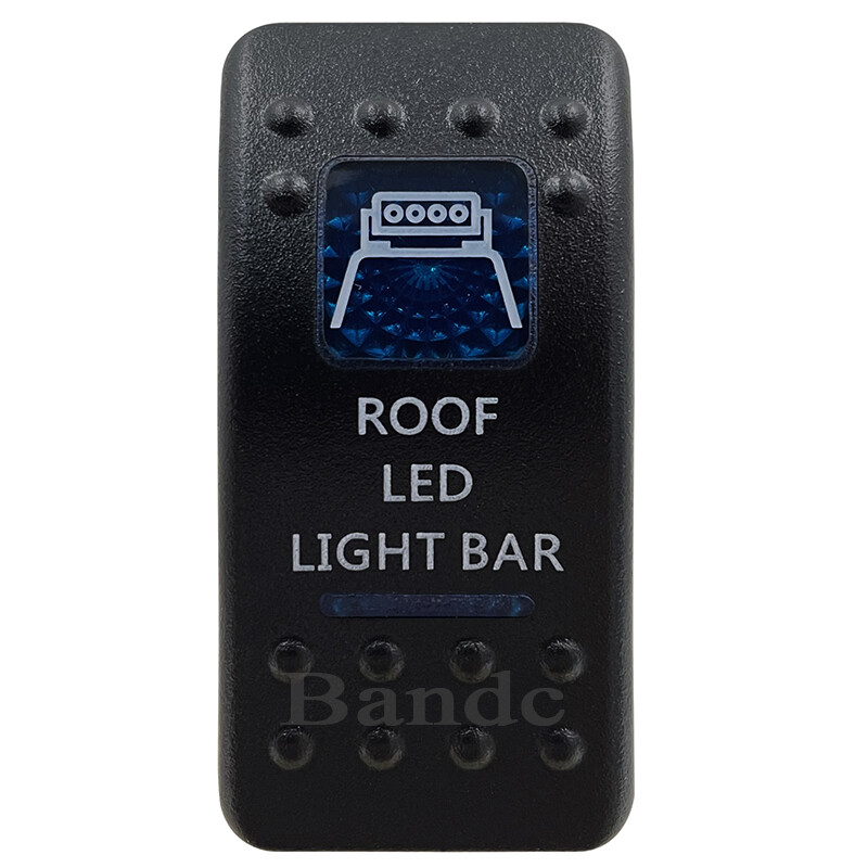 Blue Led Printed Rocker Switch Button For Car Marine Boat 12V ARB Style ...