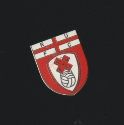 ROTHERHAM UNITED F.C. Club Crested RUFC Shield Enamel Badge FREE POST ...