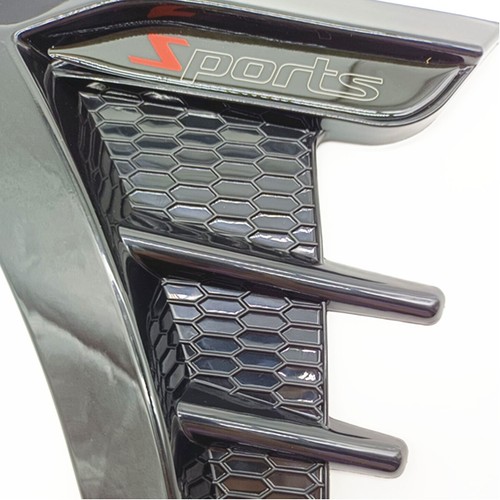 Sports Grille Intake Vent Air Wing Cover Trim 2Pcs For Car Exterior ...