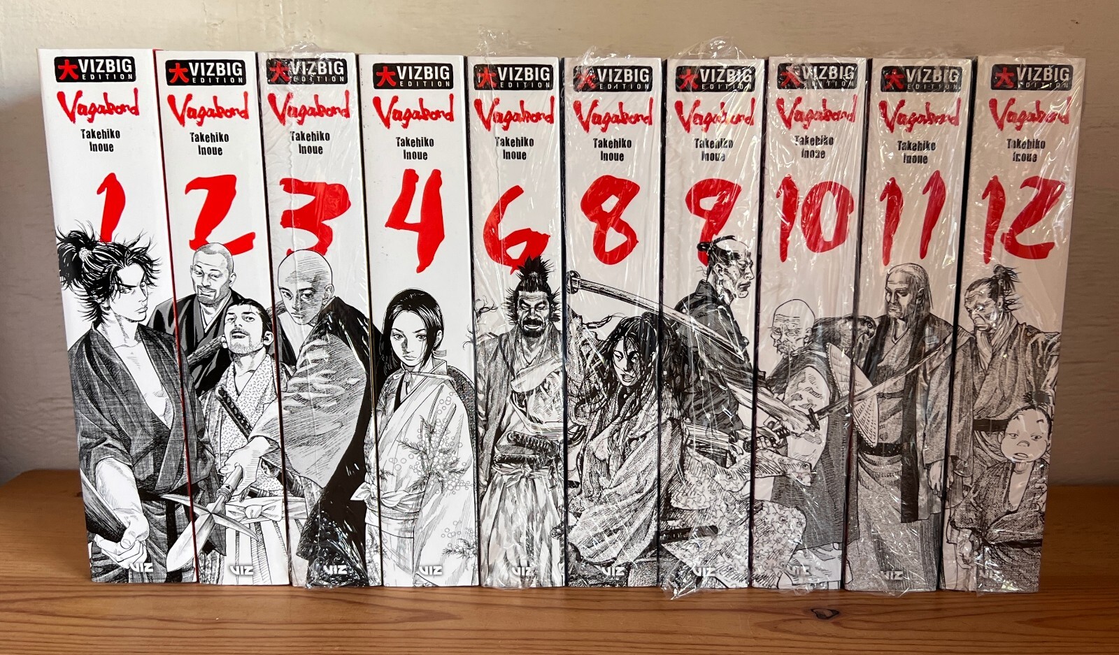 Vagabond VizBig Edition (Vol. 1-6,8-12) English Manga Graphic Novel New ...
