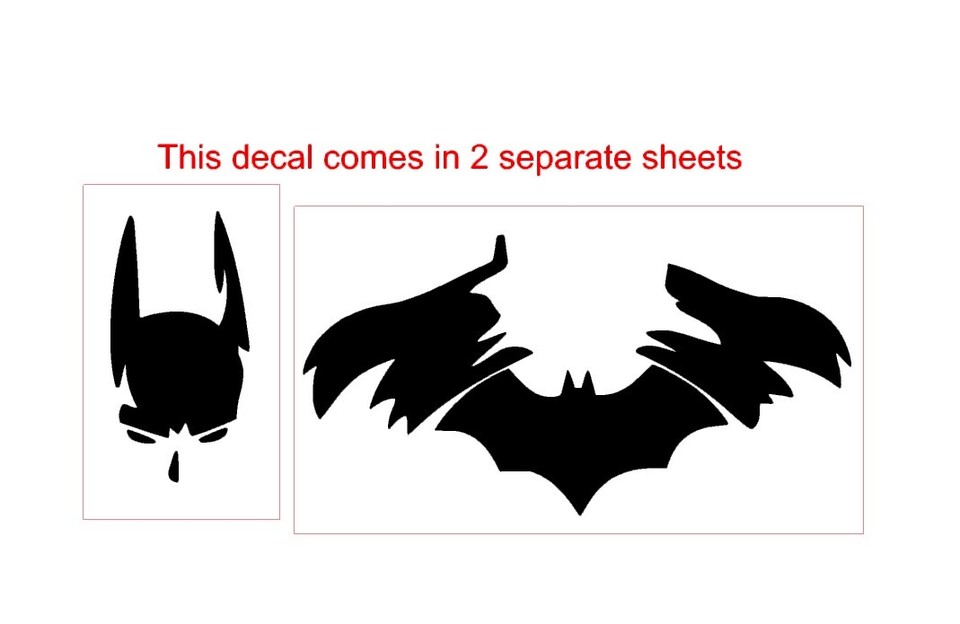Diecut Vinyl DARK KNIGHT SILHOUETTE Batman Car Truck Decal Sticker ...