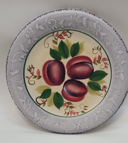 Nantucket Home Dinner Salad Plate Hand Painted 8 inch Fruit Pattern | eBay
