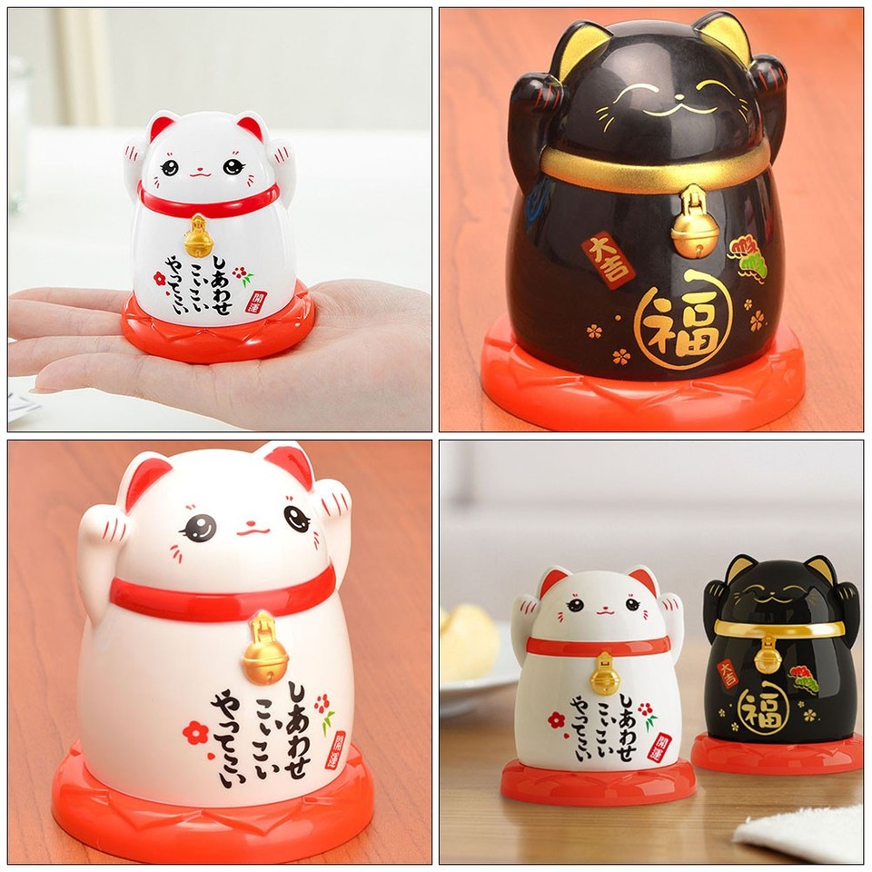 2Pcs Decorative Fortune Cat Toothpick Container Toothpick Holder | eBay ...