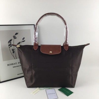 NEW Longchamp Pliage Tote Bag Brown Large Nylon New From Japan | eBay
