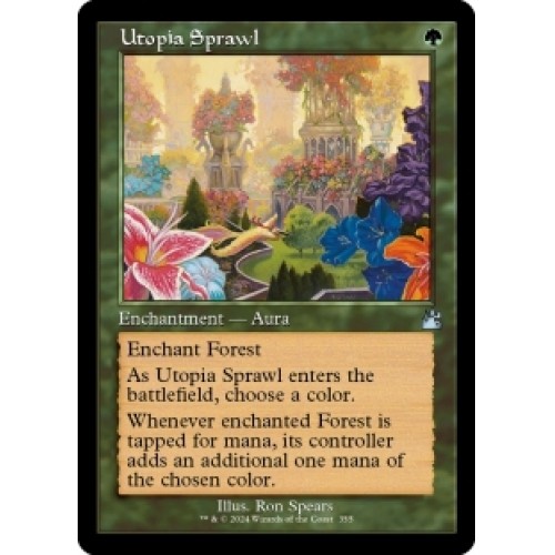 Utopia Sprawl (retro Frame) X4 M/NM Magic: The Gathering MTG Ravnica ...