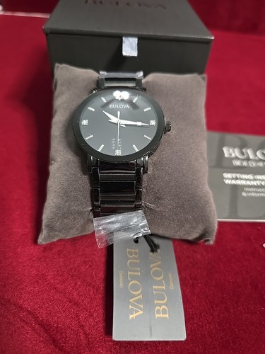 Bulova Futuro 42mm Black Stainless Steel Men's Wristwatch for sale ...