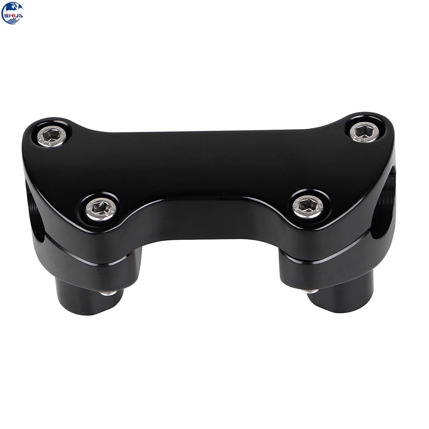 1 1/2" Handlebar Risers w/ Top Clamp For Harley Softail Deuce FXSTD ...