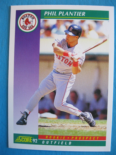 1992 Score Rookie Baseball Card #406 Phil Plantier Boston Red Sox | eBay