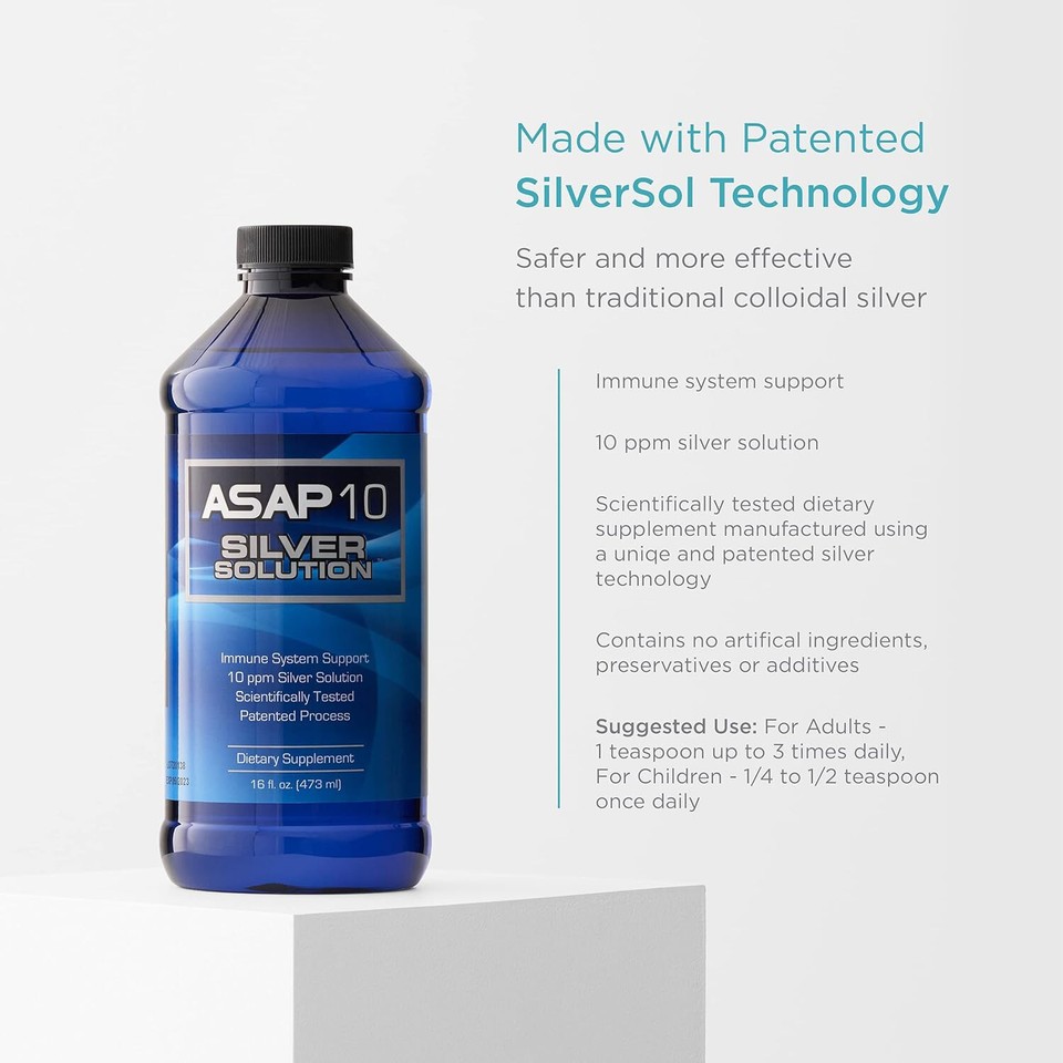$41 ASAP 10 Silver Solution Immune System Support | 16 fl oz | eBay