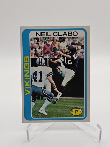 1978 Topps Football #199 Neil Clabo Minnesota Vikings | eBay
