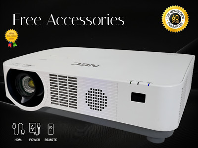 NEC P502WL DLP Projector Laser 5000 Lumens Large Venue Full HD HDMI w ...