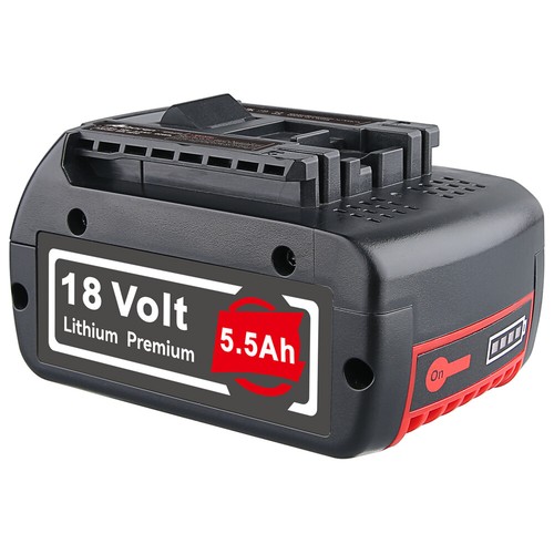 5.5Ah For Bosch 18V Battery BAT609 BAT610 BAT618 17618 25618-01 24618 ...