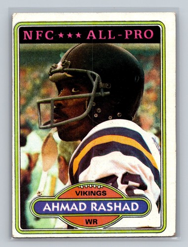 Ahmad Rashad 1980 Topps #467 Minnesota Vikings | eBay
