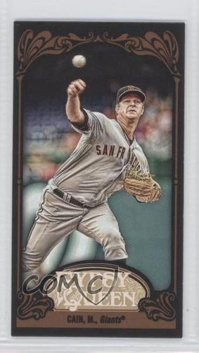 2012 Topps Gypsy Queen Mini Black Matt Cain #24 | eBay