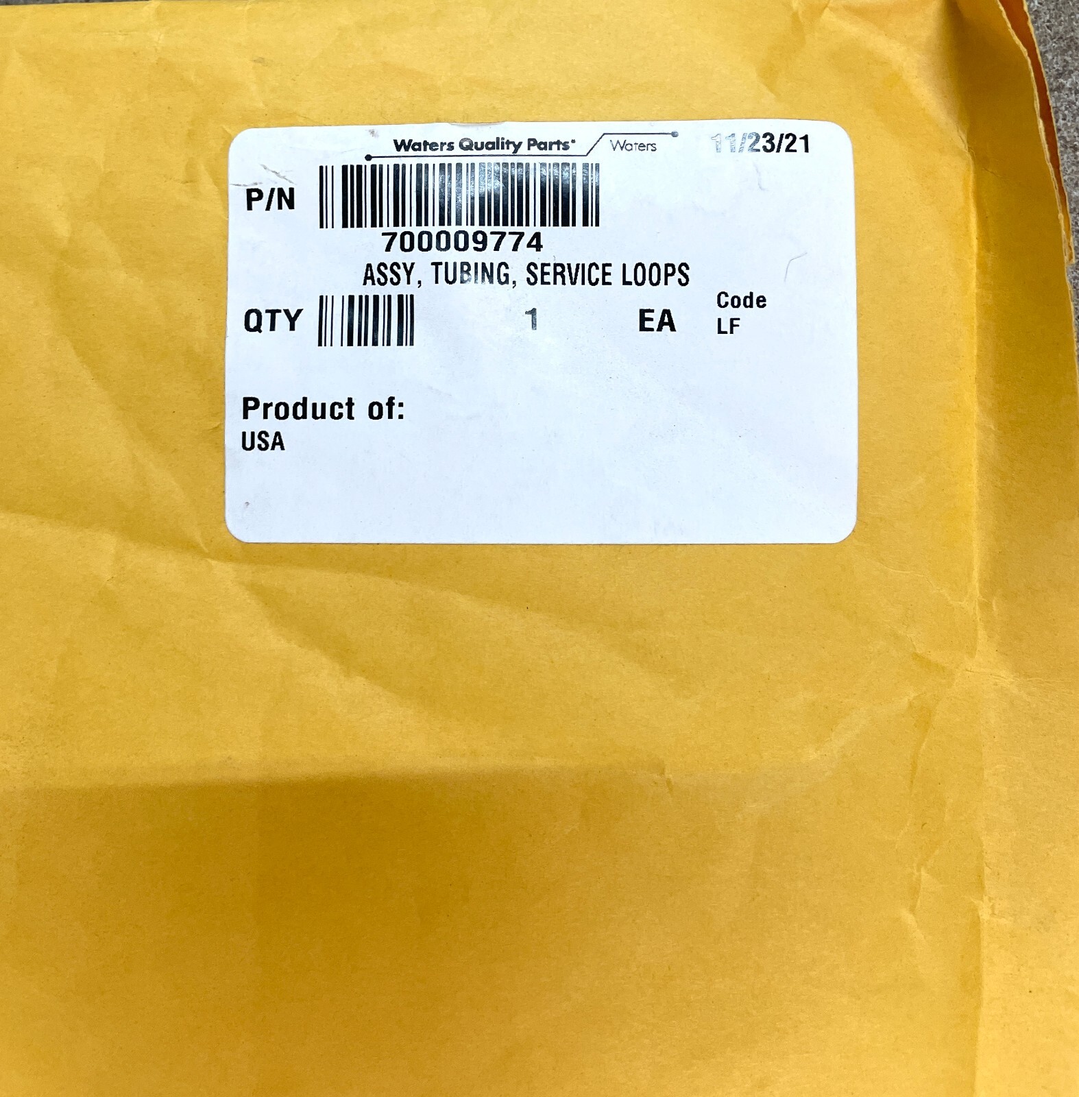 Waters Tubing Service Loops Assembly PN 700009774 for sale online | eBay
