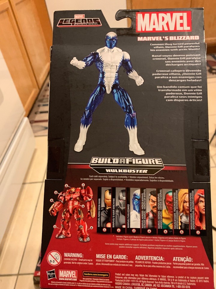 Marvel Legends Infinite Series Marvel's Blizzard (Exclusive) Hulkbuster ...