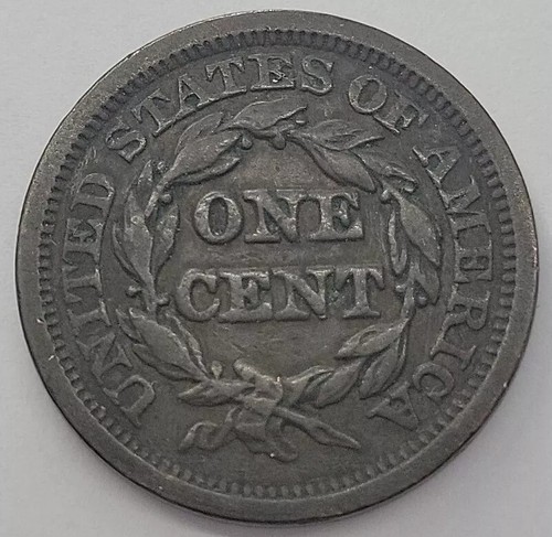 1848 USA United States Of America Liberty Head/Braided Hair Cent One ...