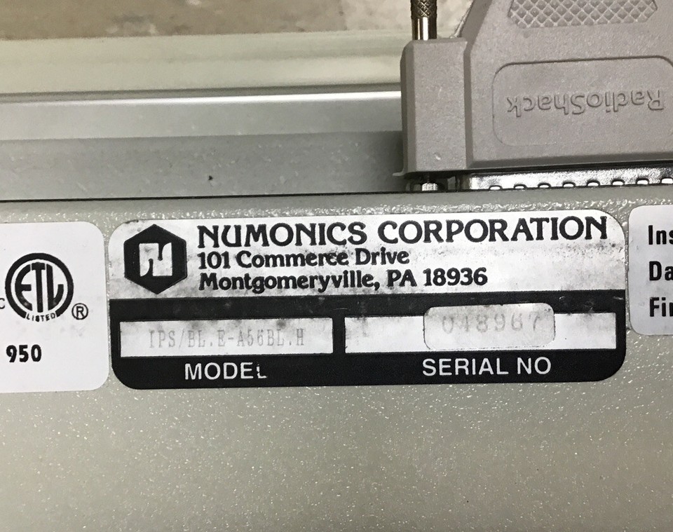 Large NUMONICS CORPORATION DIGITIZER MODEL LIGHTBOX 30”x26.5” | eBay