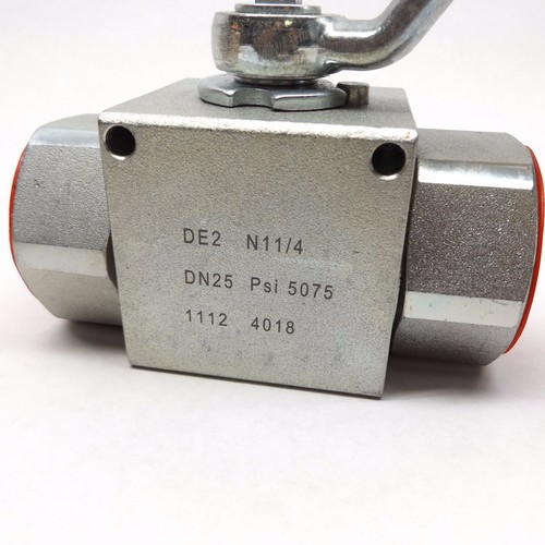 Imported DE2 N11/4 DN25 SW14 1-1/4″ Ball Valve 5075 Psi 1112 4018 | eBay