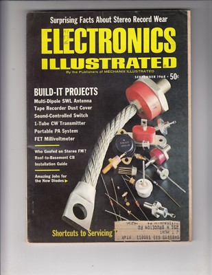 Electronics Illustrated, September 1968, CB radio, Stud diode , build ...