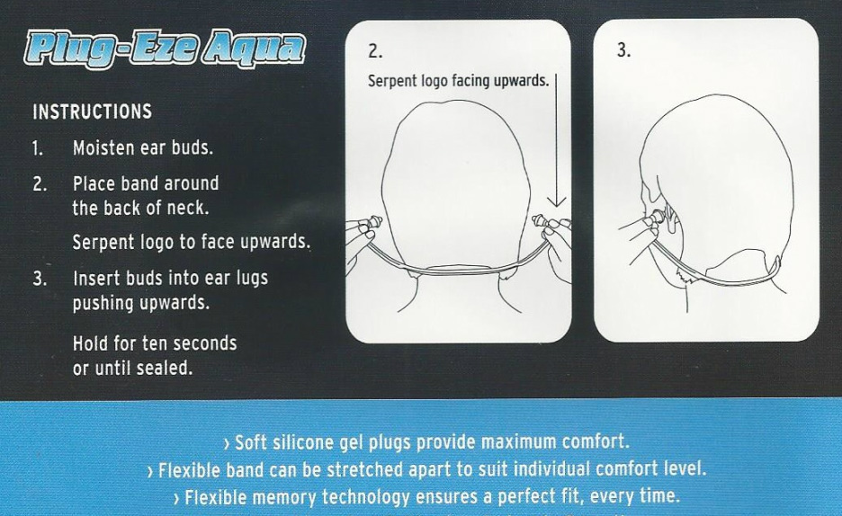 Swimming Ear Plugs - Complete Ear Protection For Water Sports - Plug ...