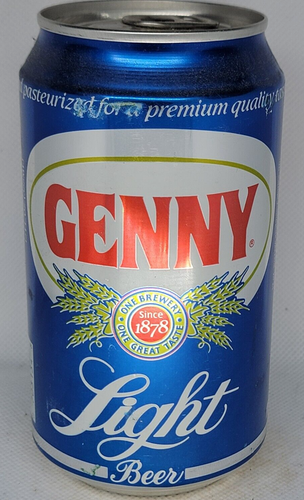 GENNY Light BEER/Genesee Brg Co ~ Aluminum 12oz. Beer Can ~ Empty ~ USA ...