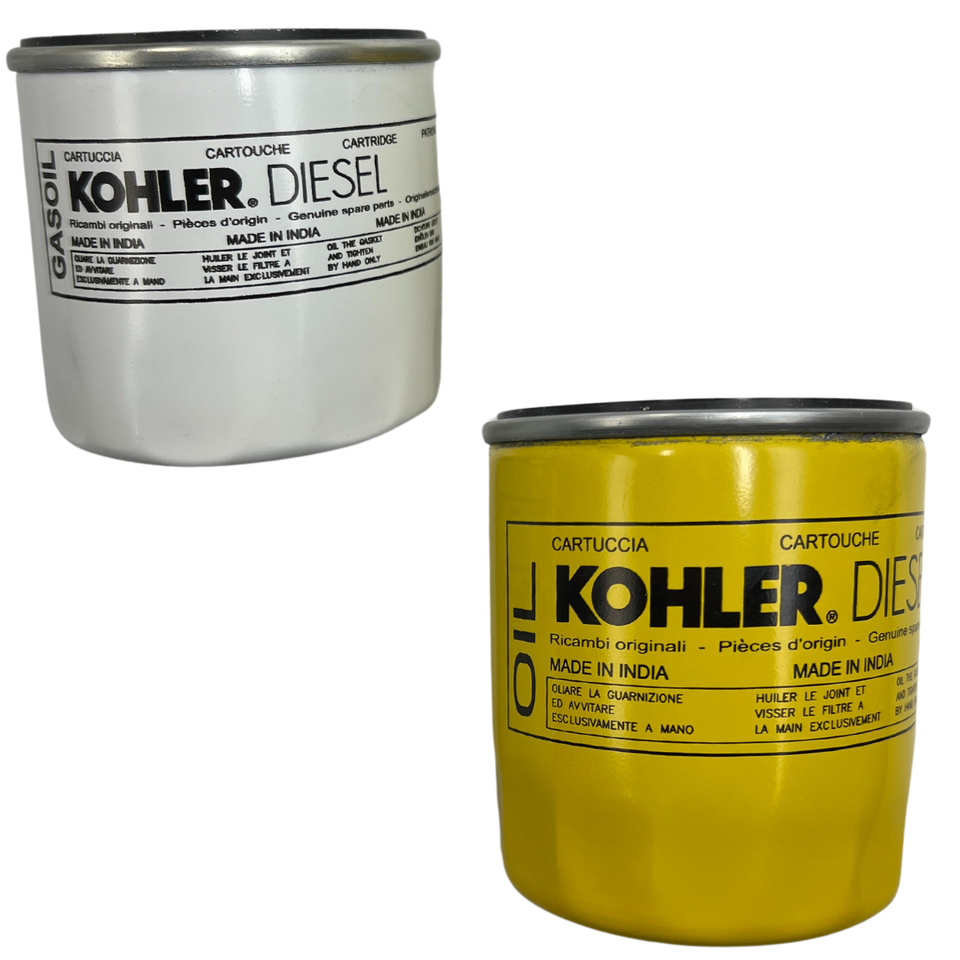 Genuine Kohler Fuel Filter ED0021752880-S and Genuine Oil Filter ...