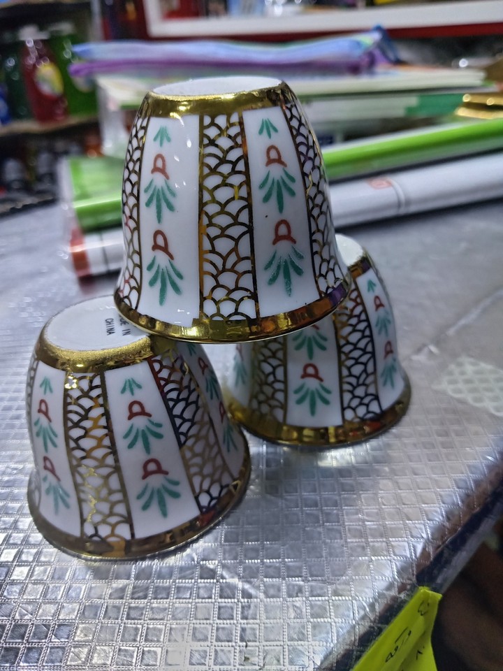 Set of 12 Arabic Coffee Cups | Traditional Dallah Design | Demitasse ...