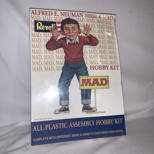 MAD MAGAZINE REVELL ALFRED F. NEUMAN 1:8 Scale PLASTIC FIGURE HOBBY KIT ...