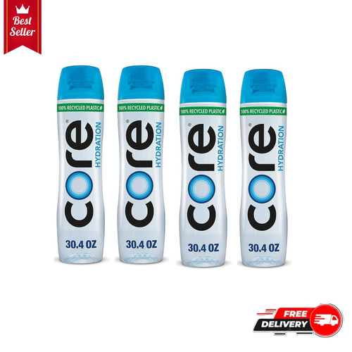 Core Hydration Perfectly Balanced Water, 30.4 fl oz Bottle (Pack of 4 ...