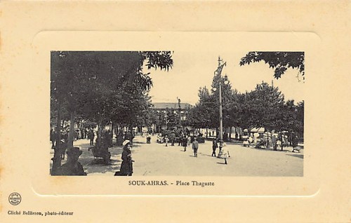 Algérie - SOUK AHRAS - Place Thagaste - Ed. Bellisson Papier Glacé | eBay