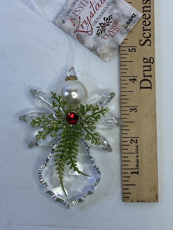 Ganz Crystal Expressions Pearl Angel Acrylic Ornament Clear | eBay