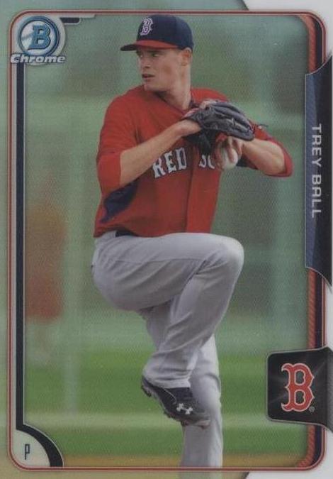 2015 Bowman - Chrome Prospects Trey Ball #BCP133 Refractor /499 (RC ...