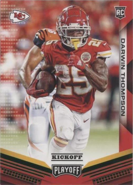 2019 Panini Playoff - Rookies Darwin Thompson #281 Kick Off (RC) for ...