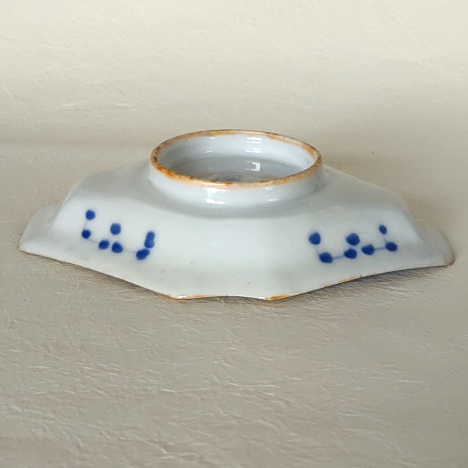 Japanese Imari Porcelain Plate Octagonal Rectang Heian Period Woman ...