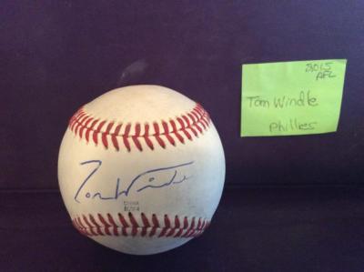 TOM WINDLE SIGNED EASTERN LEAGUE BASEBALL/PHILADELPHIA PHILLIES ...