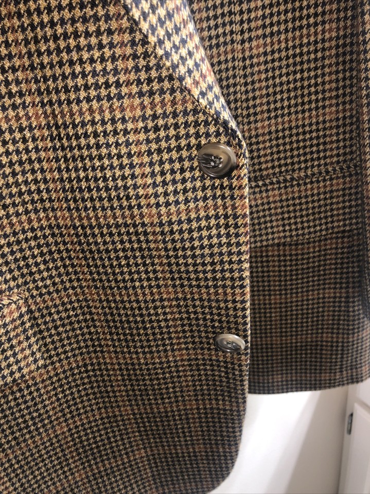 Brooks Brothers houndstooth jacket sz44R. 0242 | eBay