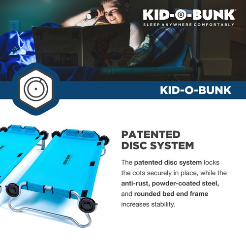 Disc-O-Bed 30105BO Bunk Beds with Organizers - Teal for sale online | eBay