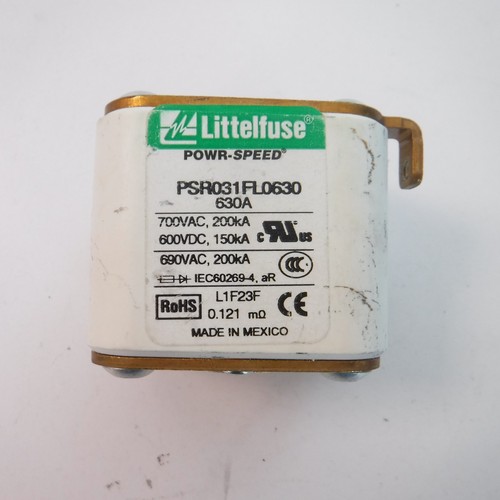 Littelfuse Square Body Fuse PSR031FL0630 600VDC 630A for sale online | eBay
