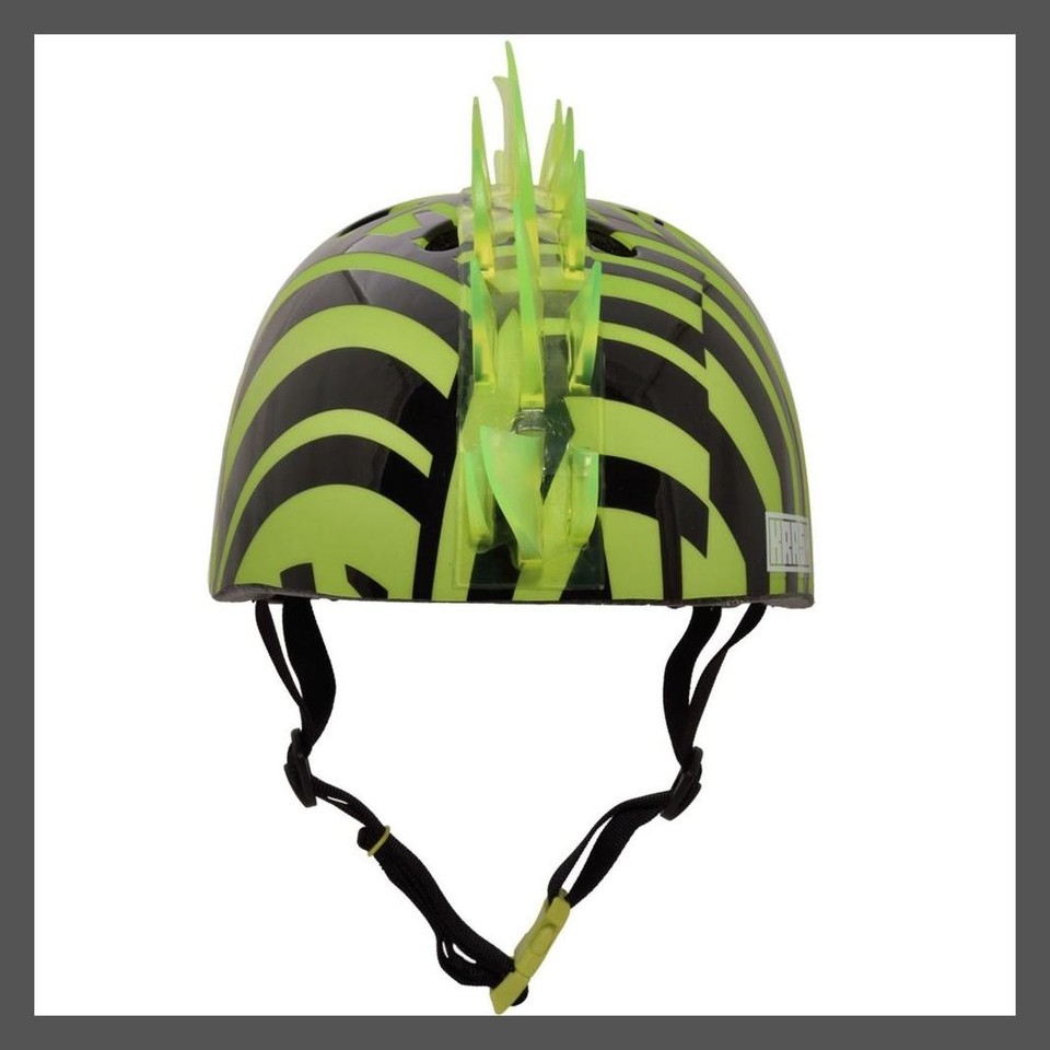 Krash! Kids Cycling Helmet LED Lights 8-14 YR Green Dazzle Lighted ...