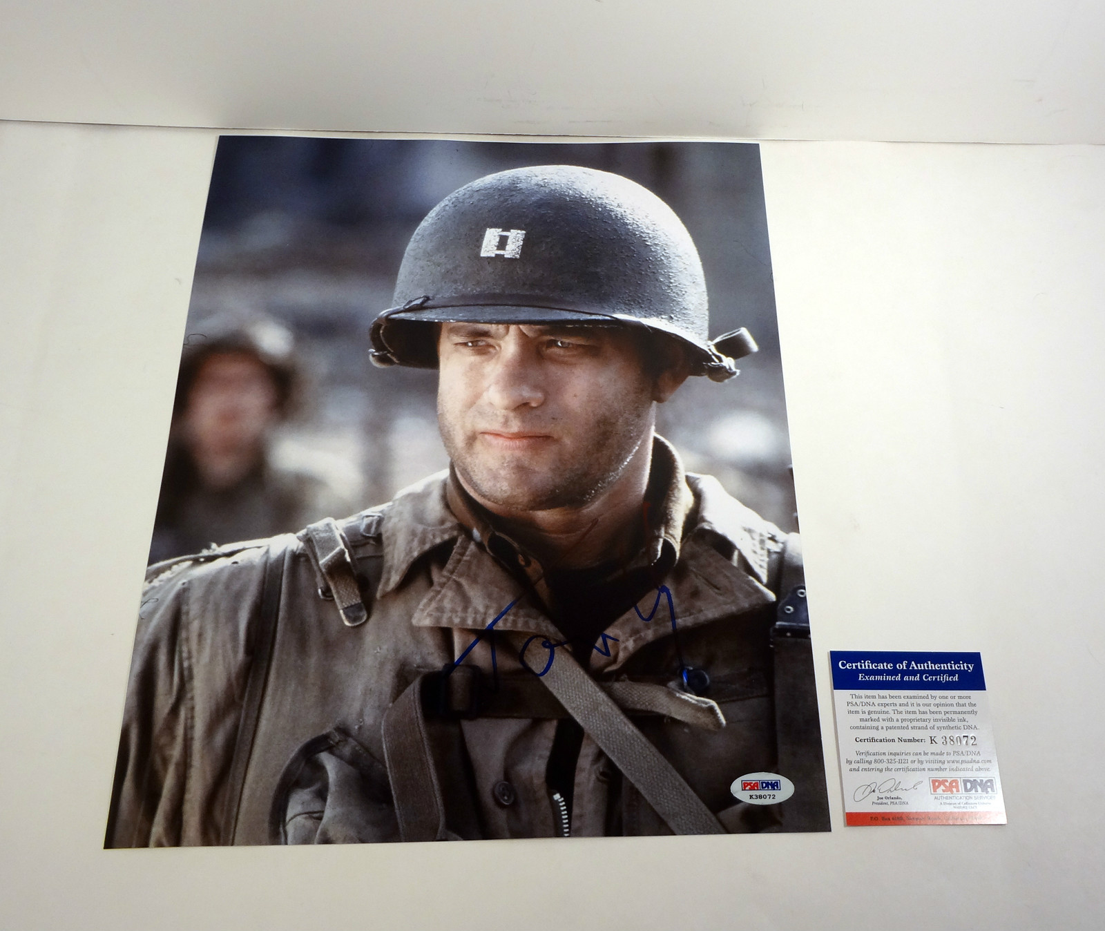 Tom Hanks Saving Private Ryan Signed Autograph 11x14 Photo PSA/DNA COA ...