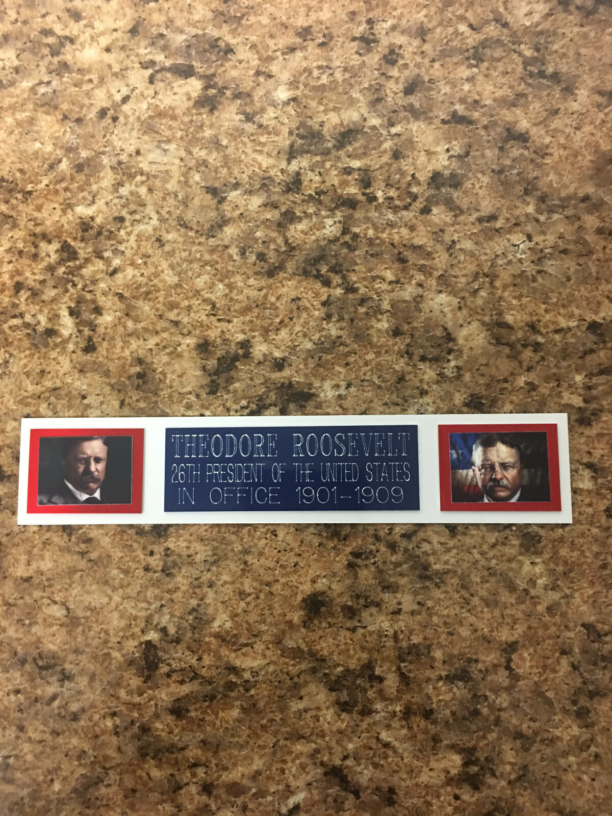 THEODORE ROOSEVELT (PRESIDENT) NAMEPLATE FOR ANY MEMORABILIA DISPLAY | eBay