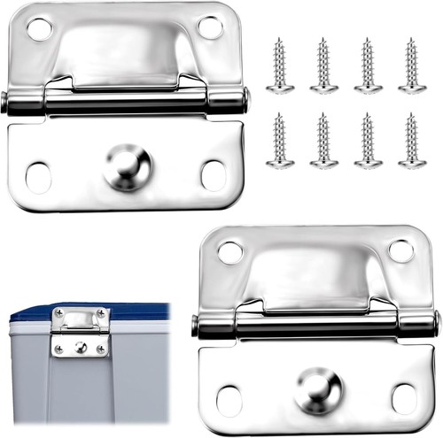 2 Pcs Cooler Hinges Replacement Stainless Steel Compatible with Coleman ...