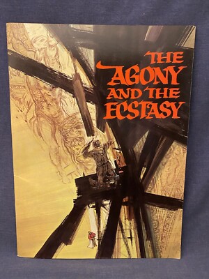 The Agony and The Ecstasy Souvenir Movie Program Book 1965 Charlton ...