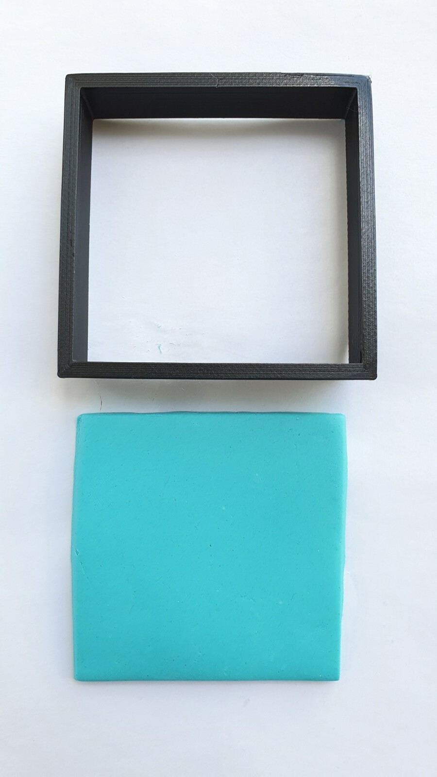 Sqaure cookie cutter 7cm x 7cm stamo fondant decorate baking bake tool ...