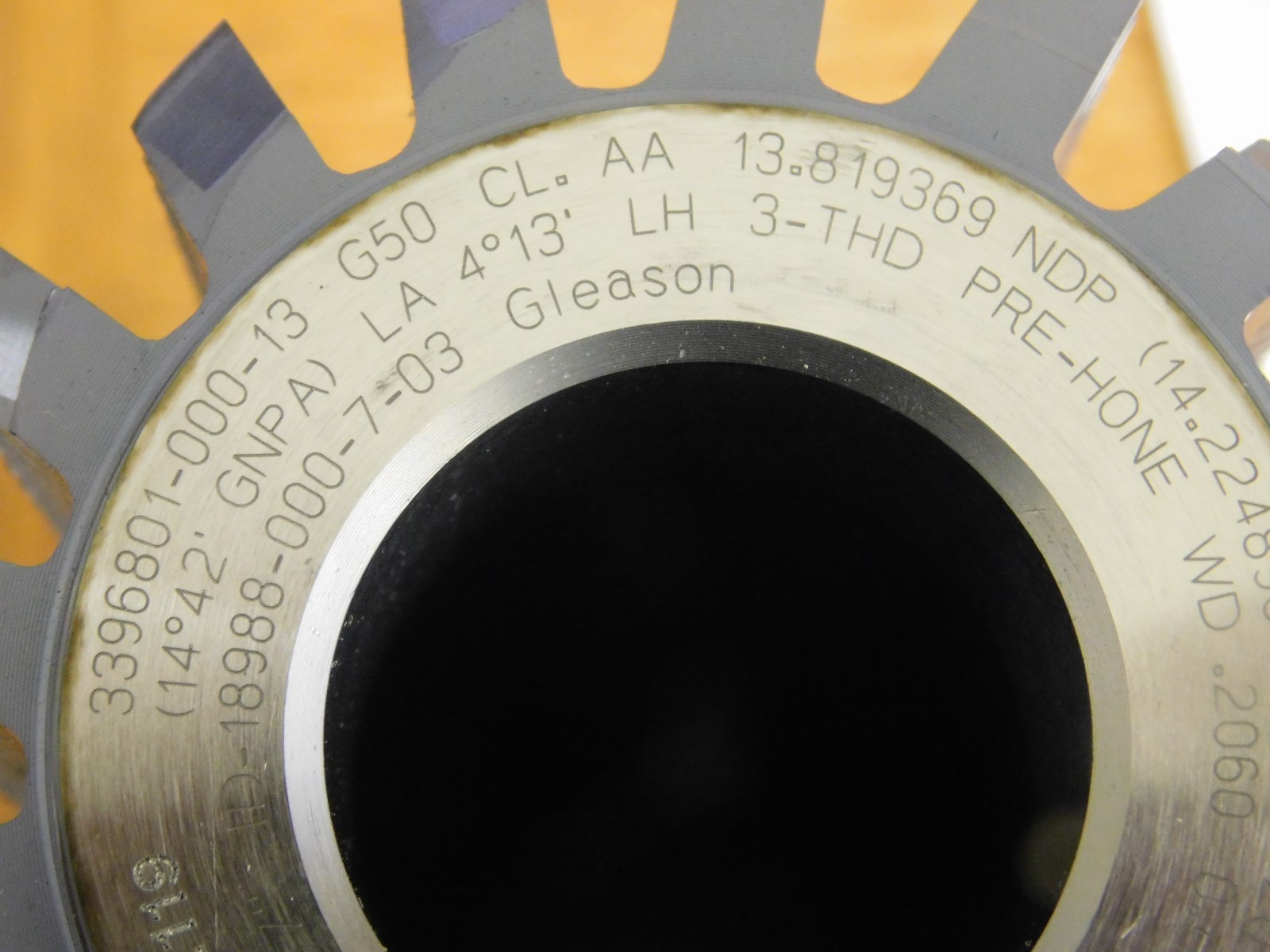 Gleason Gear Cutting Hob LA 4°13" LH 3-THD | eBay