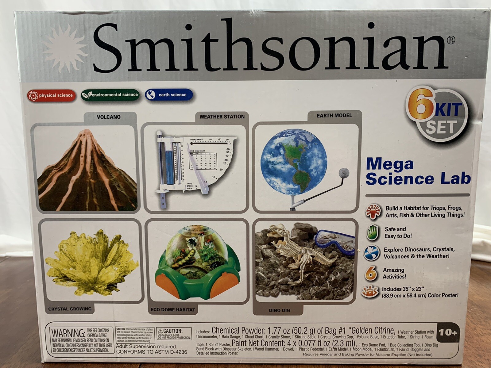 Smithsonian Mega Science Lab 6 Kit Set - 49009 787799951019| eBay