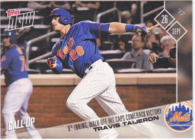 2017 Topps NOW 659 Travis Taijeron Mets Rookie Call Up Limited Print ...