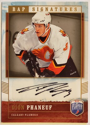 2006-07 Be A Player Signatures #DP Dion Phaneuf (Calgary Flames) | eBay